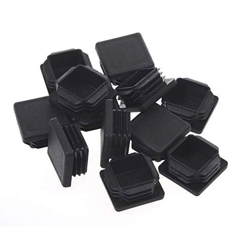 2 Inch Square Plastic Plug, End Caps for Tubing Pipe OD 2" x 2" (not ID ...