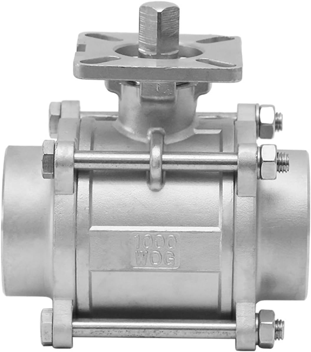 2 Inch Stainless Steel BSP High Platform Thread Ball Valve Three-piece ...