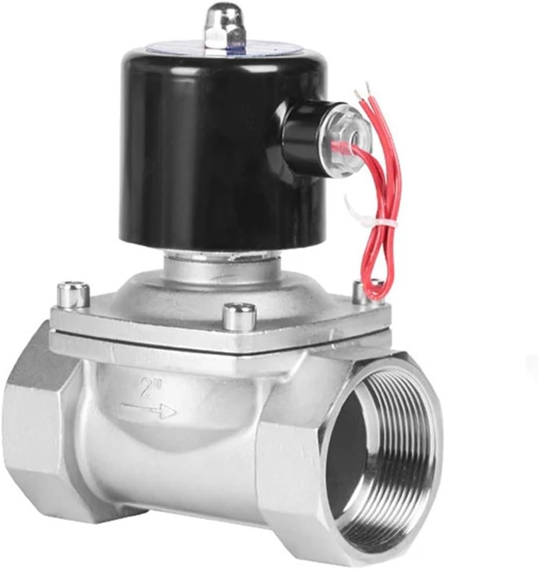 2 Inch Stainless Steel Solenoid Valve Water Normally Closed 220V 12V 24V 110V Solenoid Valve ...