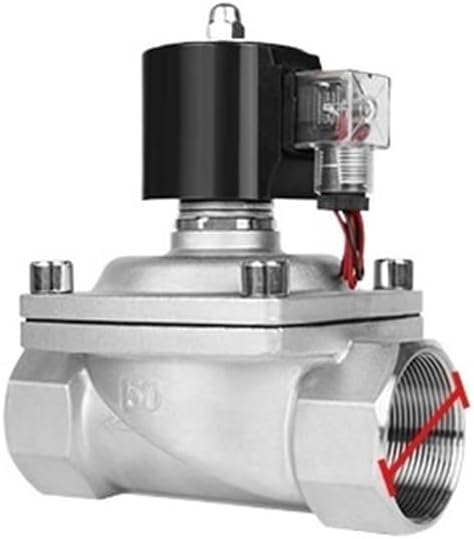 2 Inch Stainless Steel Solenoid Valve Waterproof Normally Closed 220V 12V 24V 110V Solenoid ...