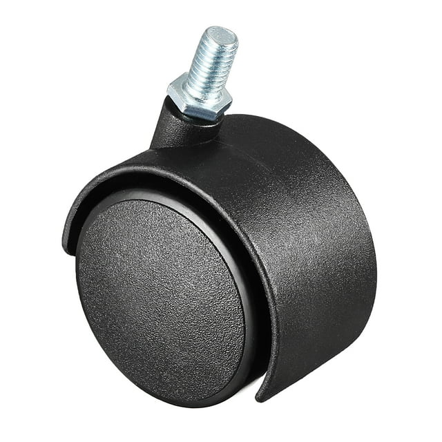 2 inch Swivel Caster Wheels Nylon Threaded Stem M10 x 15mm 39lb ...
