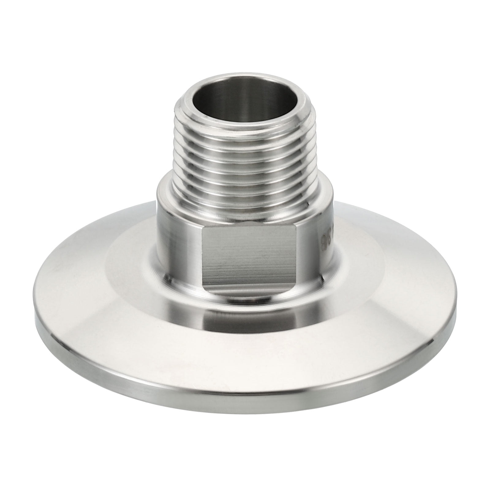 Uxcell TC Tri Clamps Adaptor Tri-Clover Fittings to NPT Male Thread ...