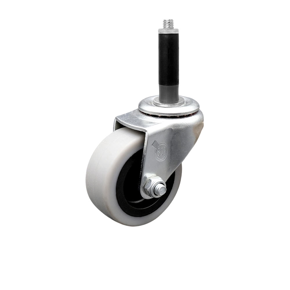 2 Inch Thermoplastic Rubber Wheel 3/4 Inch Expanding Stem Caster SCC ...