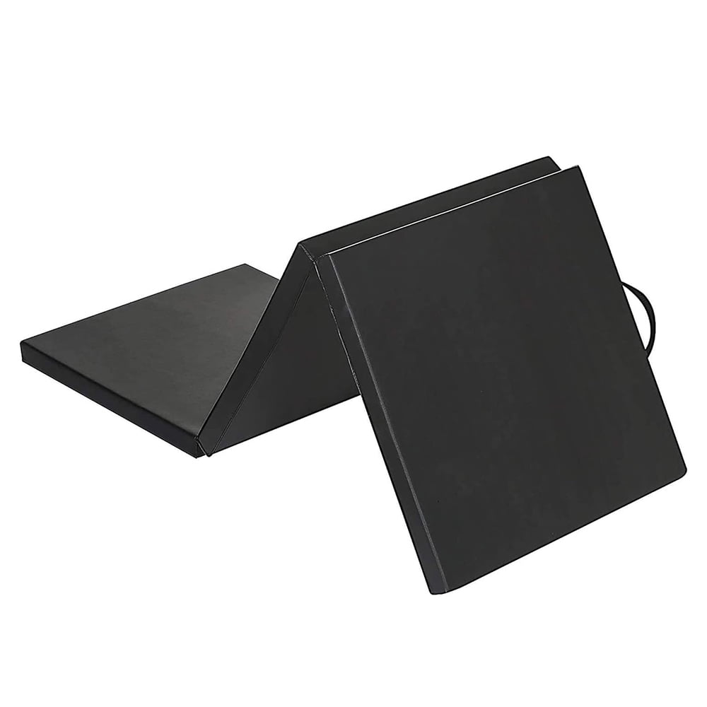 2-Inch Three Fold Folding Mat, Exercise Mat with Carrying Handles and ...