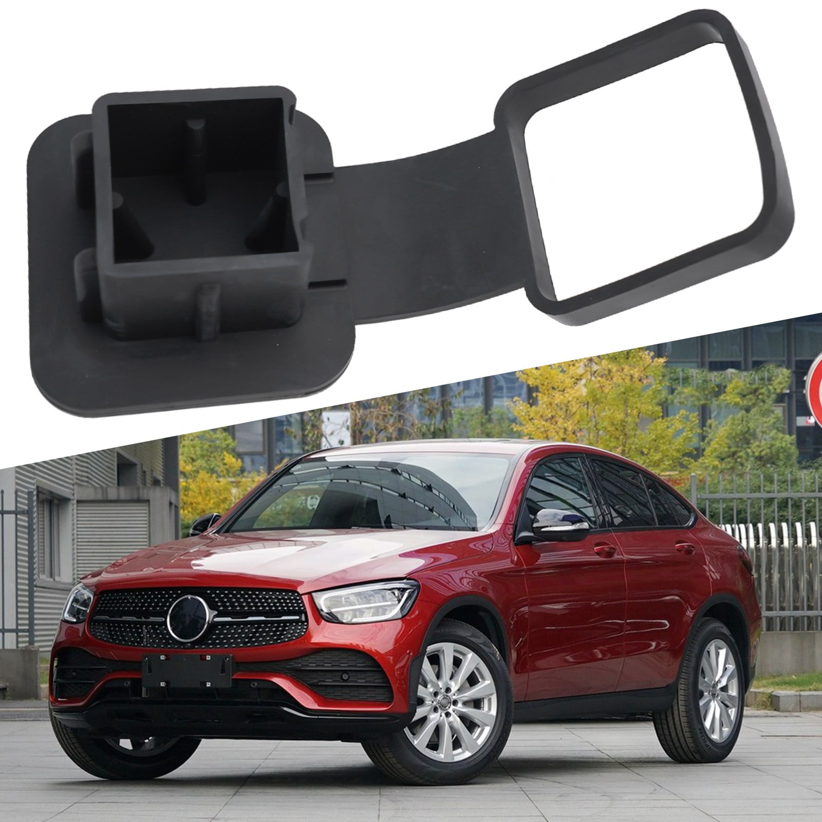 2 Inch Trailer Hitch Cover Tube Cover Plug Cap Accs for Suv Van Truck ...