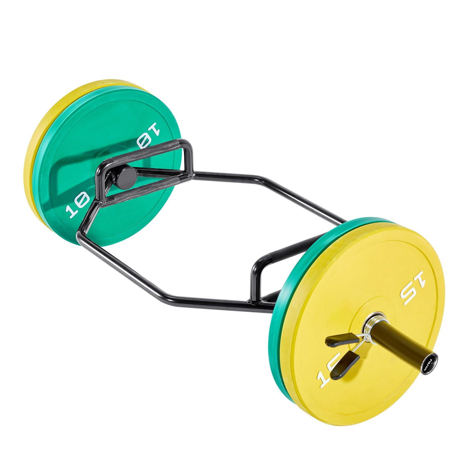 2-Inch Trap Hex Bar, 800LB Capacity Weightlifting Bar with Knurled Grip ...