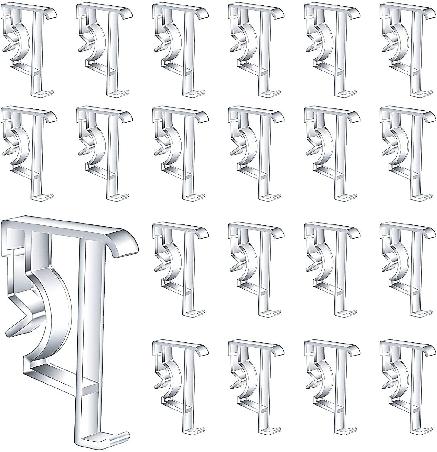 2 Inch Valance Clips for Blinds Clear Plastic Valance Retainer Clips ...