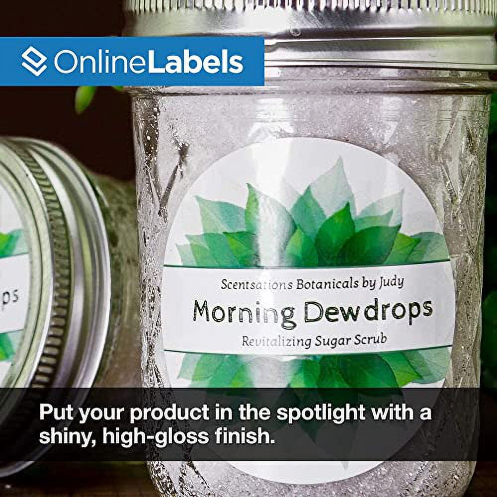 2 Inch White Gloss Round Labels (Inkjet Printers Only) - Pack of 2,000 ...