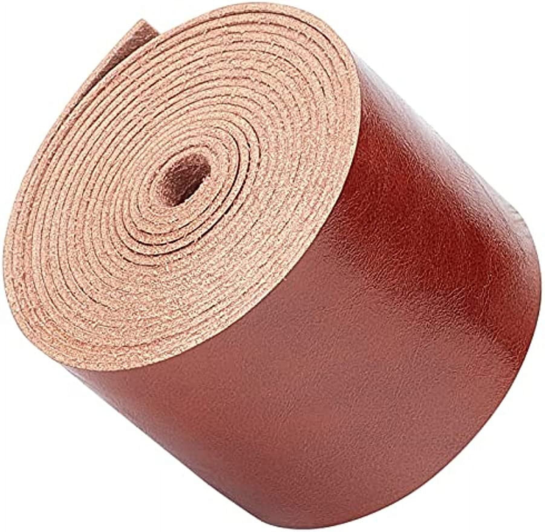 2 Inch Wide 79 Inch Long Lychee Pattern Leather Belt Wrap Single Sided ...
