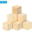SEUNMUK 400 Pcs 1 inch Natural Unfinished Wood Blocks, 25mm Small ...