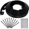 2 Inch x 50FT Landscape Edging Border with 75 Anchoring Spikes, No Dig ...
