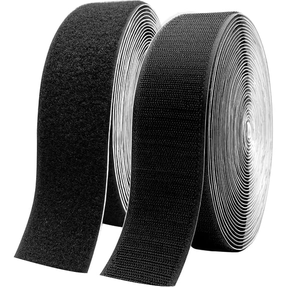 2 Inch x33 Feet Adhesive Hook and Loop Tape,Nylon Heavy Duty Tape ...