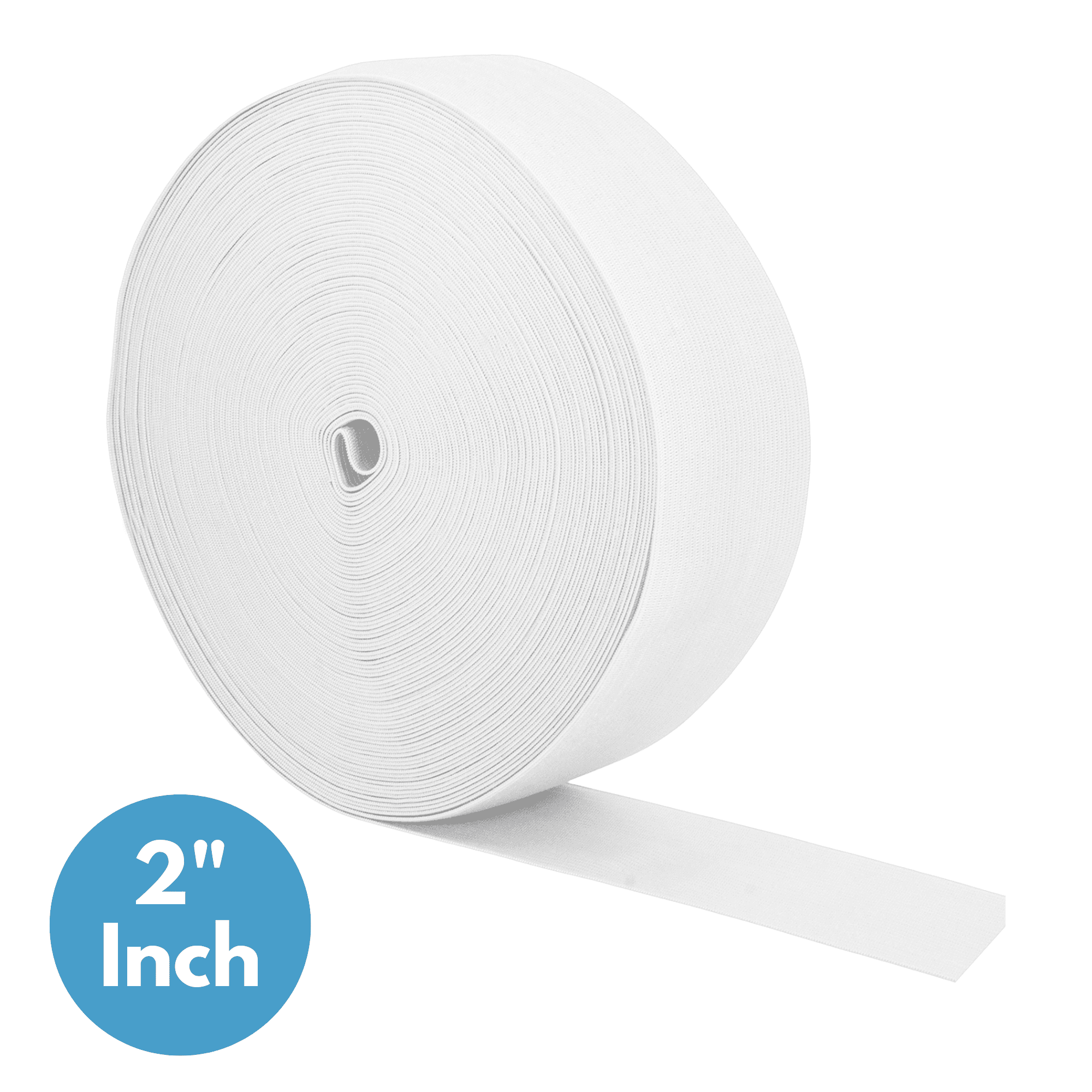 2 Inch Elastic Band for Sewing - Wide 2 Inch Elastic Bands Spool for ...
