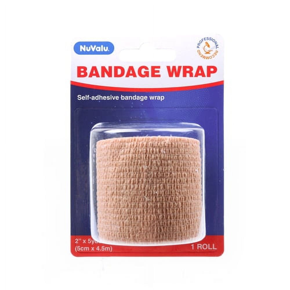 2 Inches x 5 Yards Bandage Cohesive Firmly Secures Dressing Protect and ...