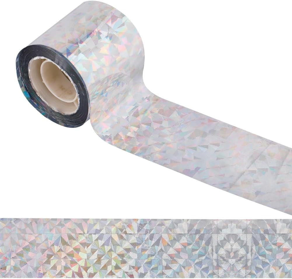 2 Inchx164FT Holographic Reflective Not Adhesive Bird Ribbon Tape ...
