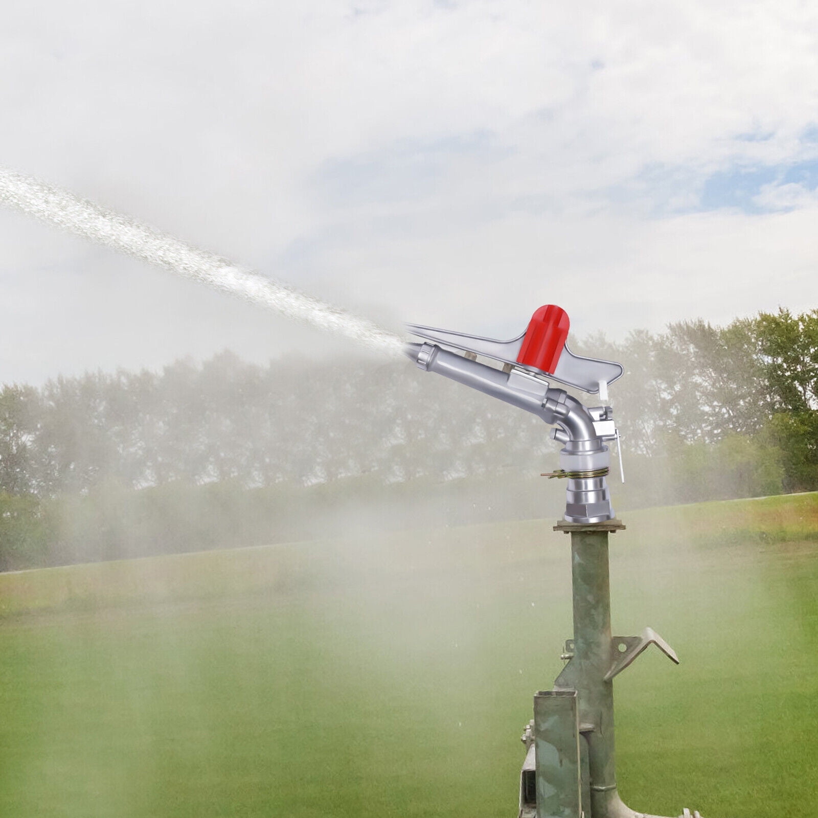 2" Outdoor Lawn Irrigation Spray Gun, Large Impact Area, 360 ...