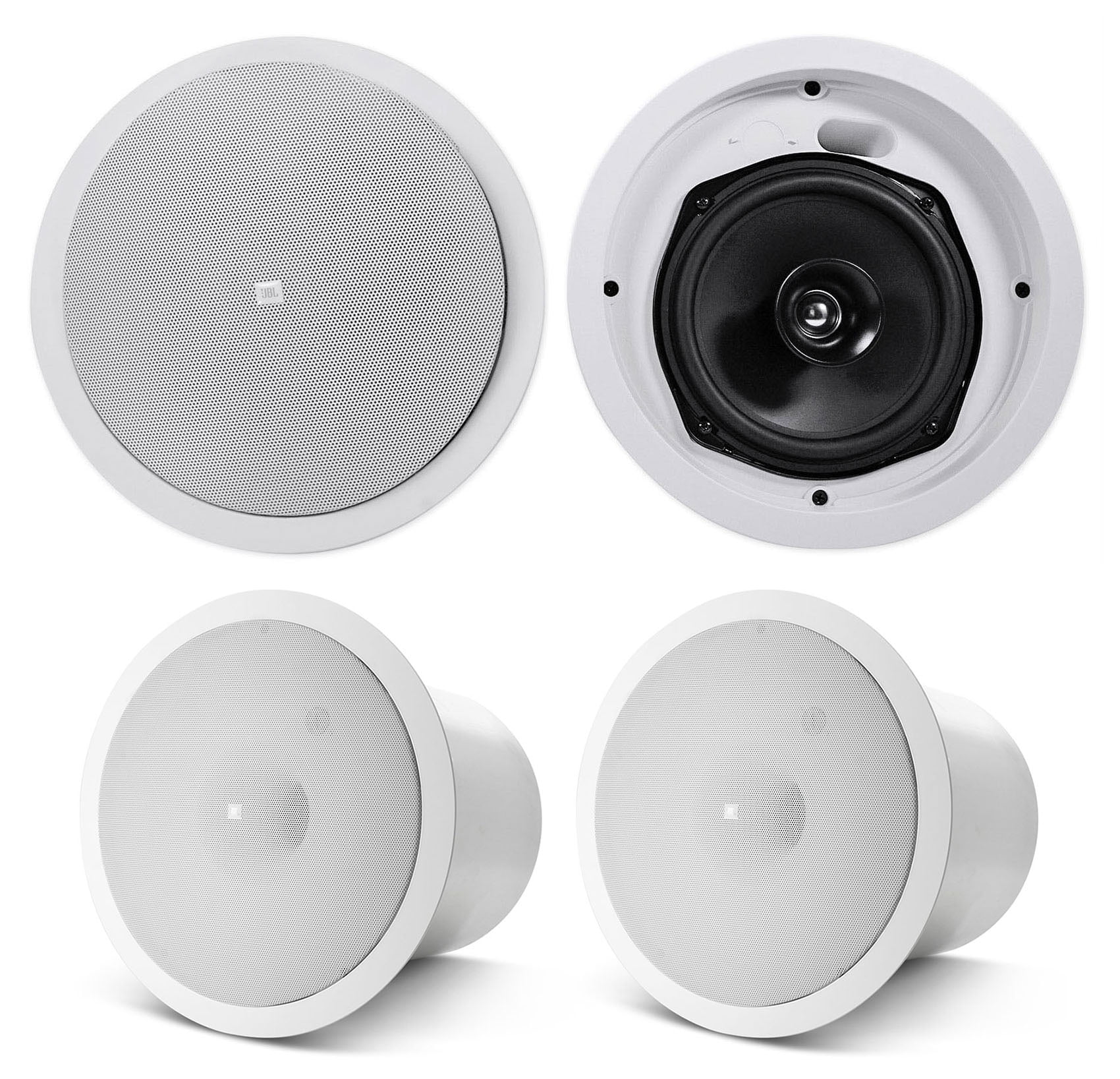 (2) JBL Control 26C 6.5" 150w In-Ceiling Home Theater Speakers+JBL ...
