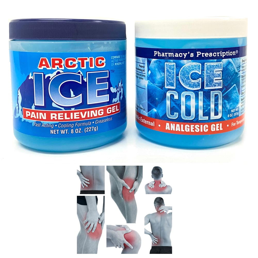 All Top Bargains 2 Jars 8 Oz Each, Menthol Muscle Rub, Cold Relieving ...