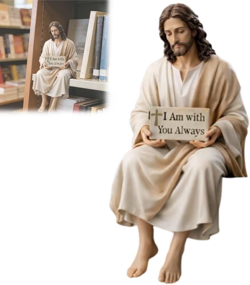 2" Jesus Resin Desk Companion Figurine, Car Dashboard Home Office Table ...