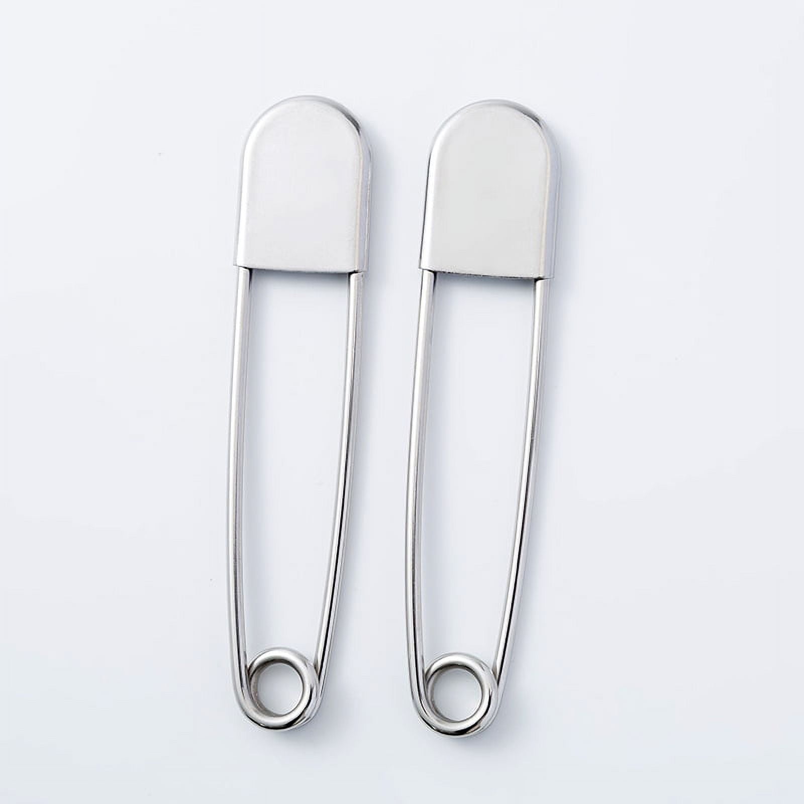 2 Jumbo Safety Pins Tools Gadgets Large Stainless Steel Pins Baotou ...