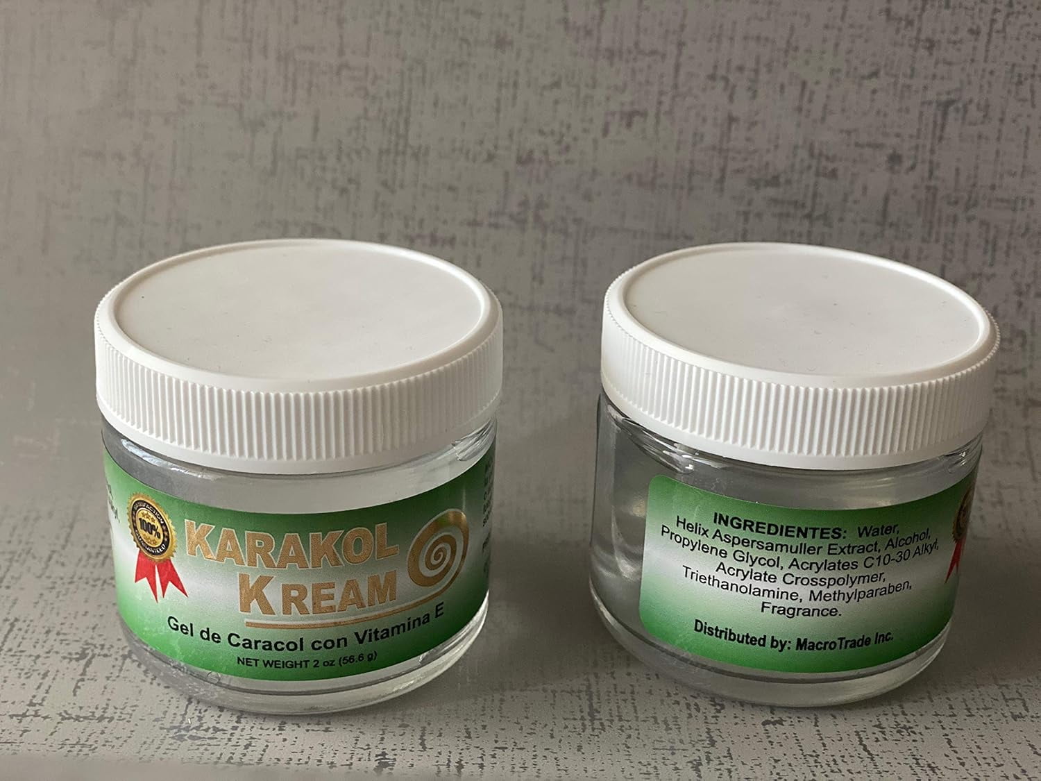 2 Karakol Kream Maribel Guardia Extracto GEL Baba De Caracol - Walmart.com