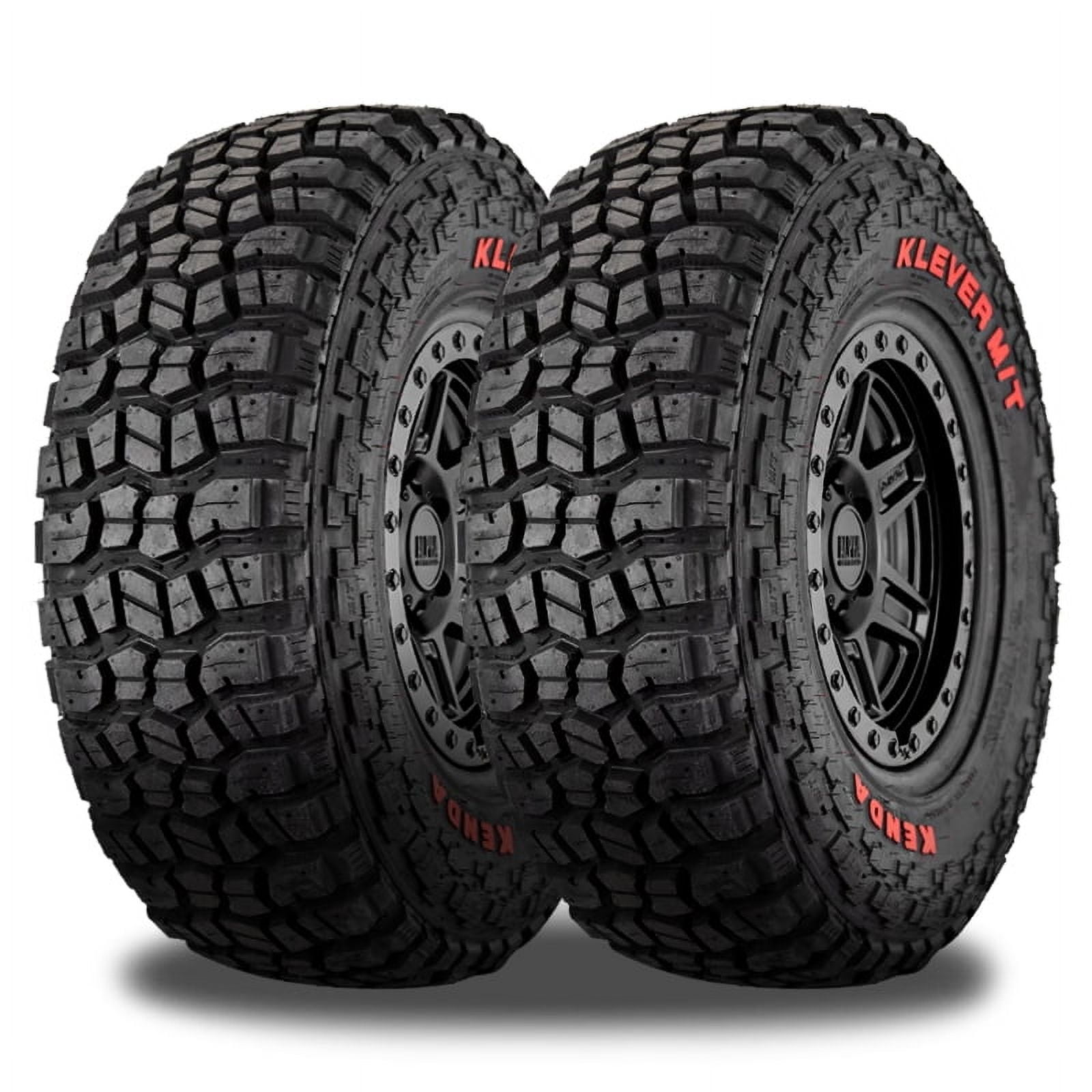 2 Kenda Klever M/T2 KR629 RRL 37x13.5x22 128Q Load F -Mud Tires-3 PLY Sidewall US629035 / 37/13 ...