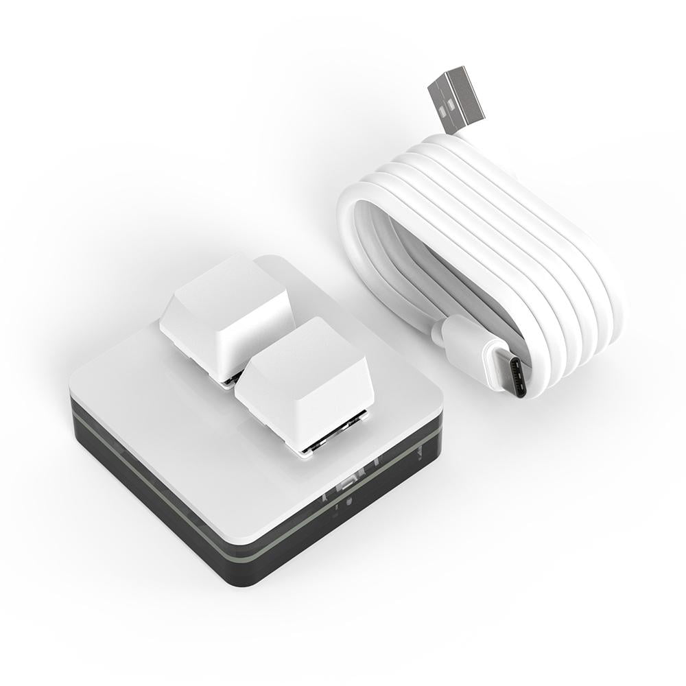 2-Key Custom Macro Keyboard Mini Keypad Copy Gaming Mechanical Keyboa ...