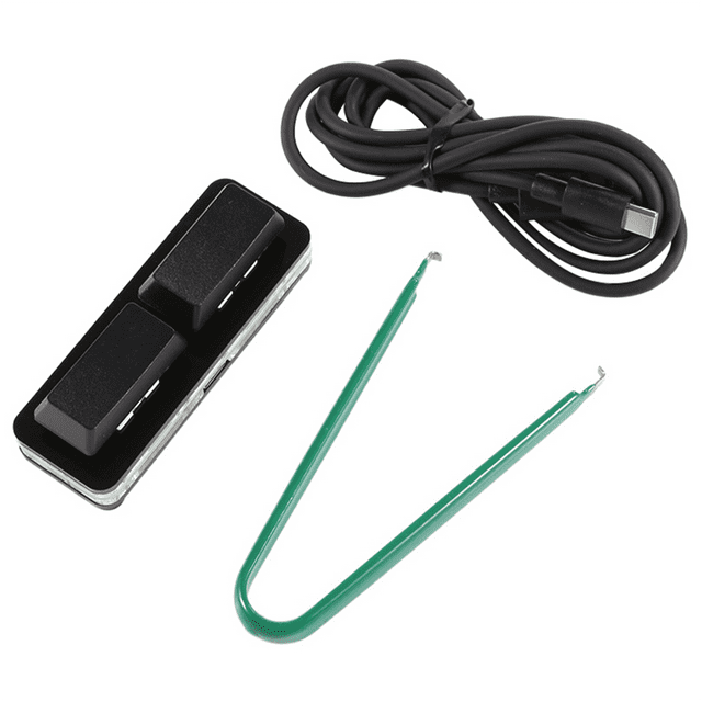 2 Key Custom Shortcut Keyboard USB Hot Swappable Mechanical Shaft Wired ...