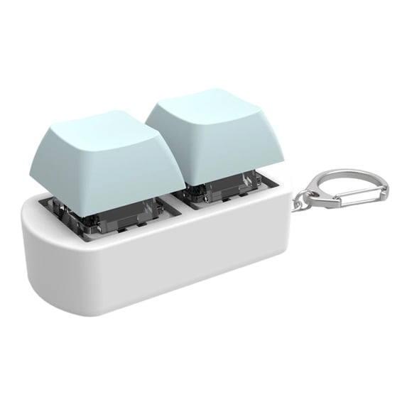 2 Key Keyboard Press Tester Stress Relief Finger Press Clicks Toy For ...