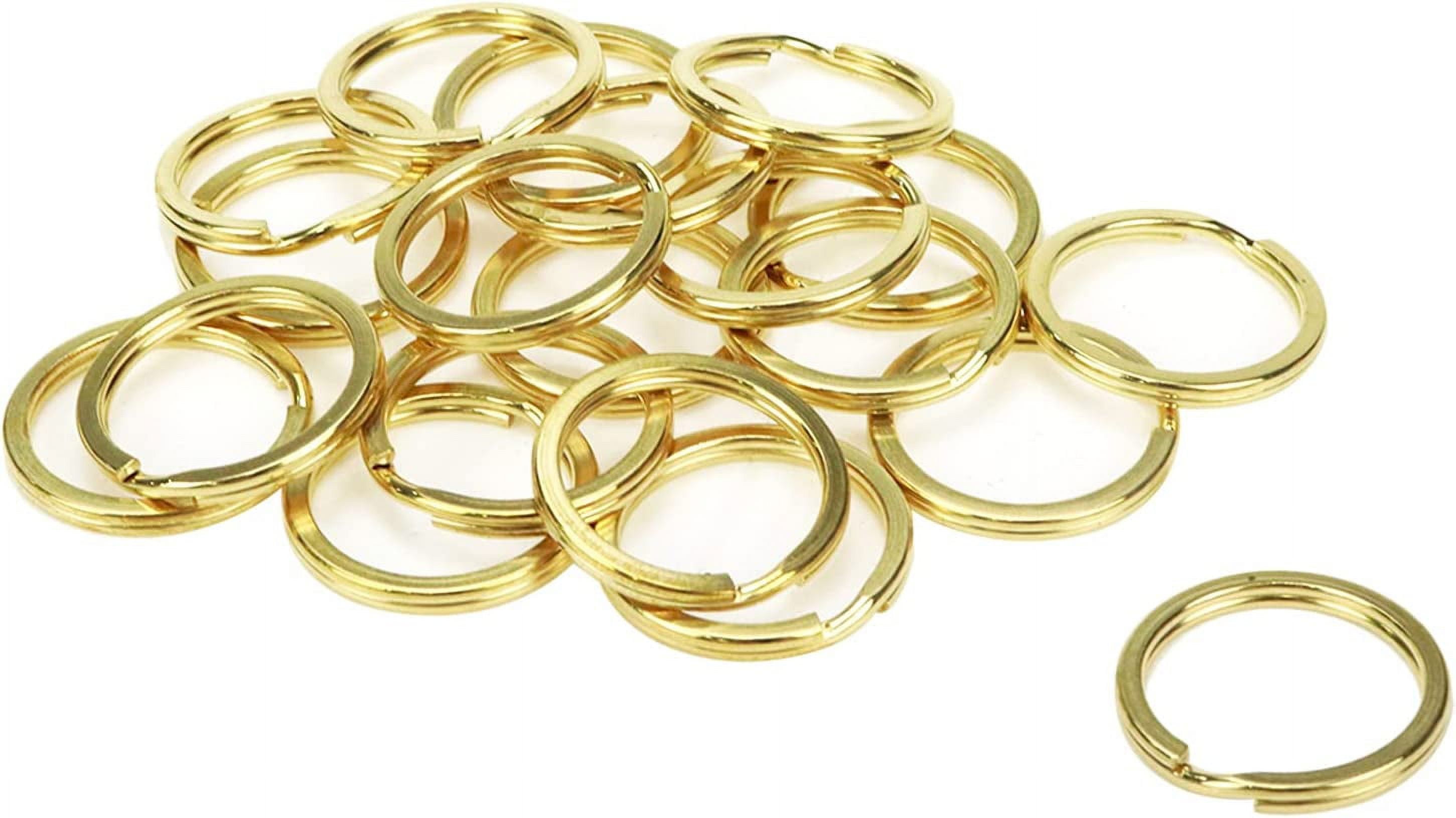 2" Key Rings - Rose Gold Color - 10 Pack - Large Split Key Rings - 2 ...