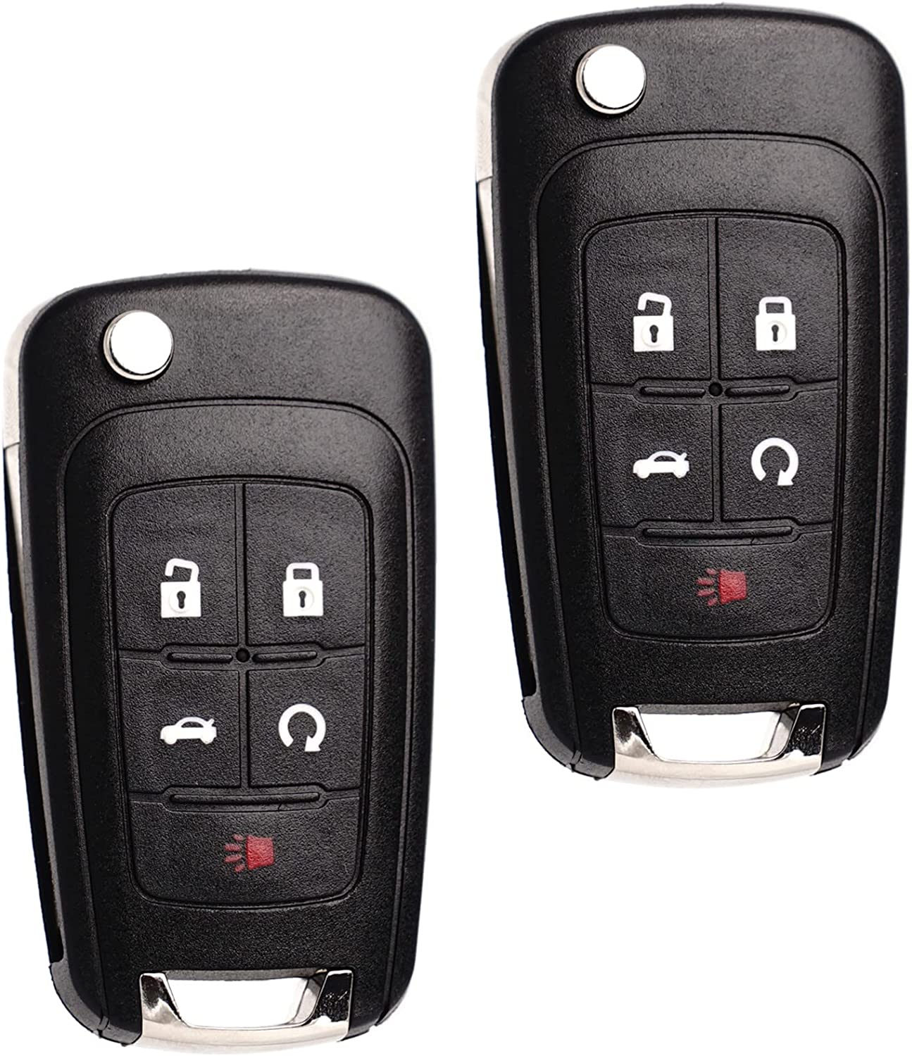 2 Replacement Keyless Entry Remote Control Key Fob Clicker Transmitter ...