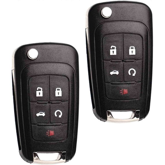 2 Keyless Option Replacement Keyless Entry Remote Control Key Fob ...