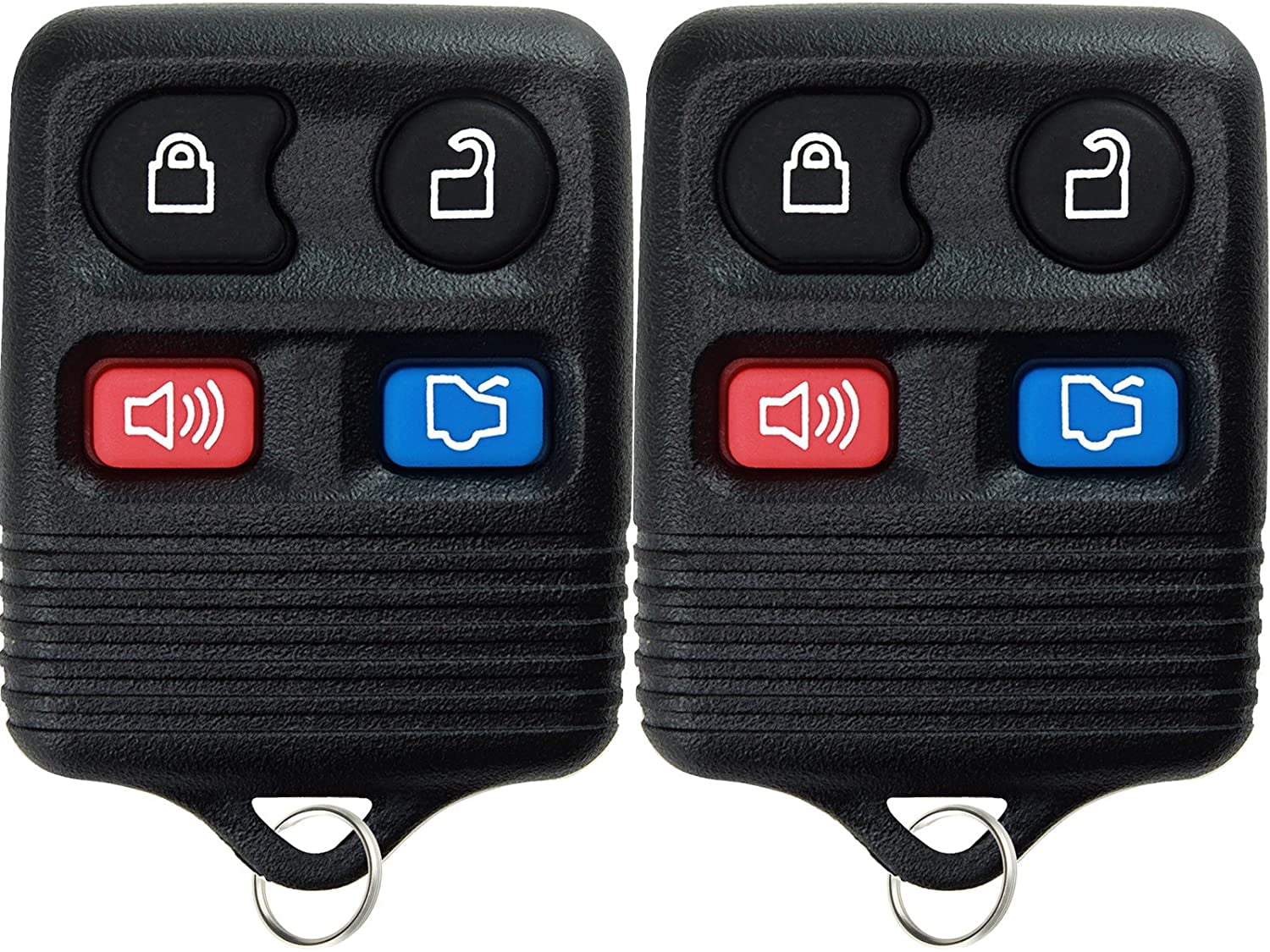 2 KeylessOption Replacement Keyless Entry Remote Control Key Fob ...