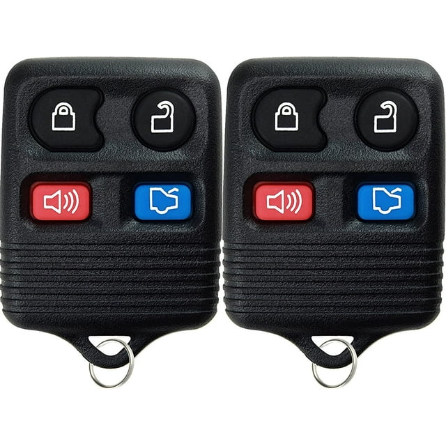 2 KeylessOption Replacement Keyless Entry Remote Control Key Fob ...