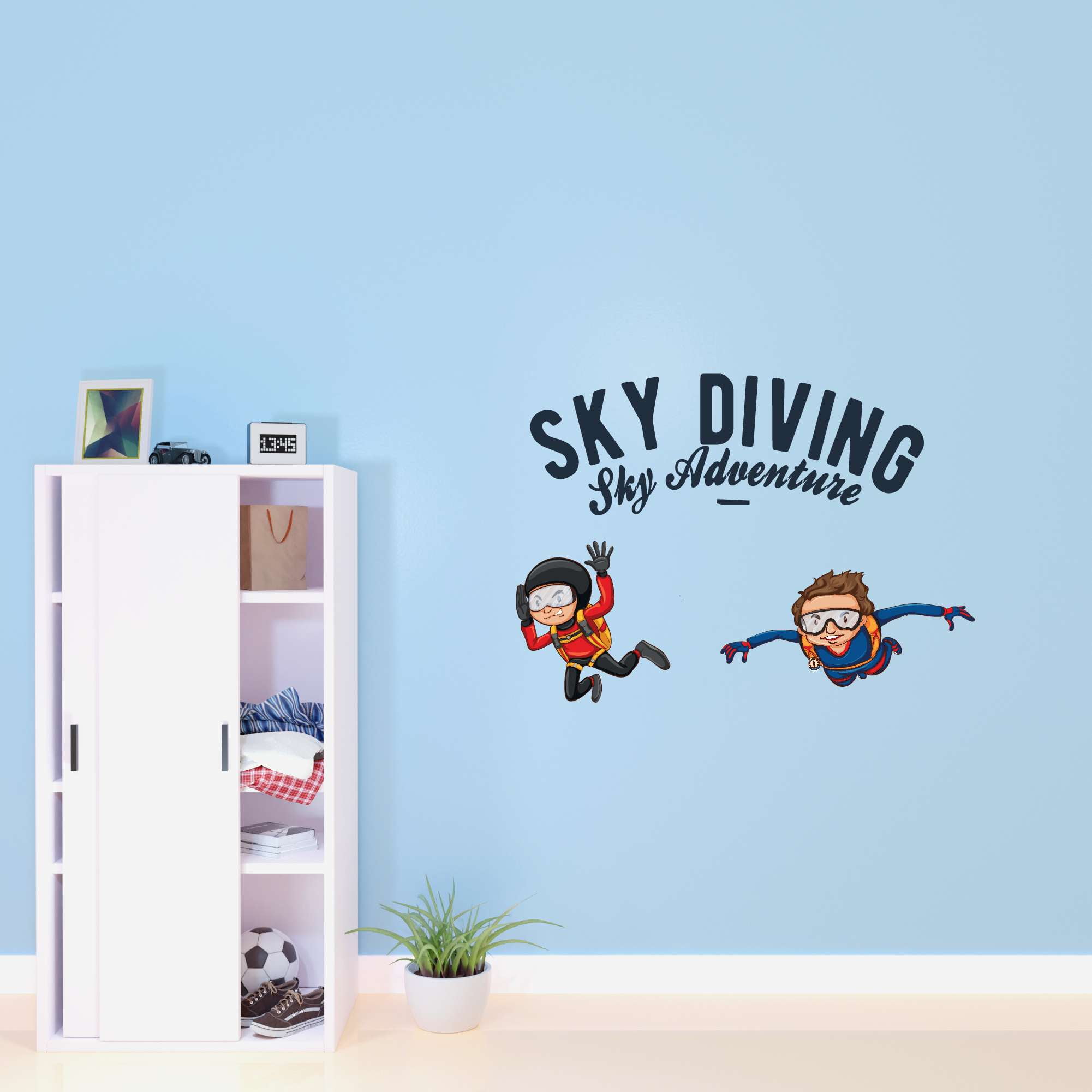 2 Kids Skydiving Sky Diving Adventure Parachute Ripcord Plummet Free ...