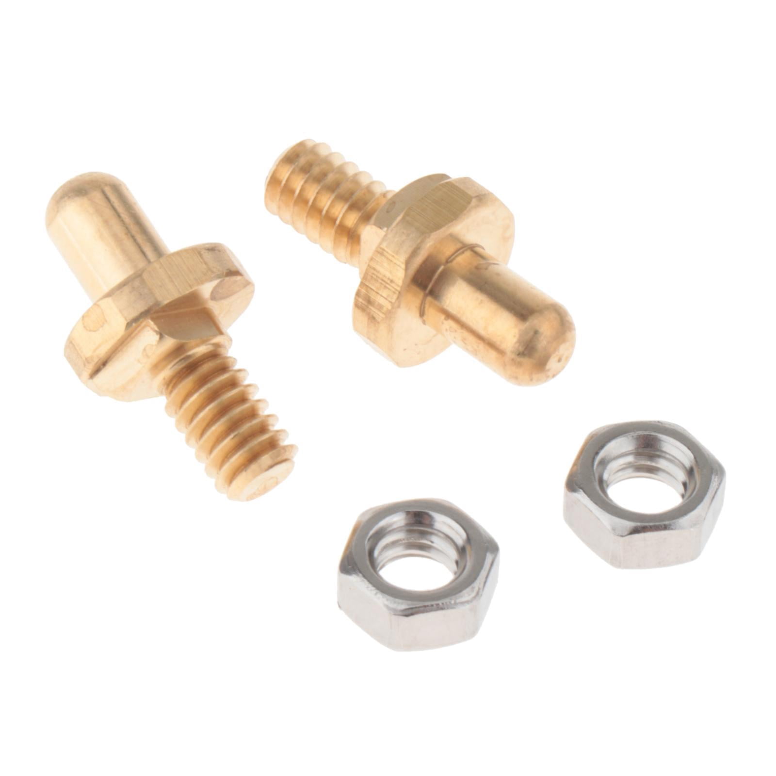 2 Kits BBQ Grill Door Hinge Pins Adjustable Metal Bolts and Nuts ...