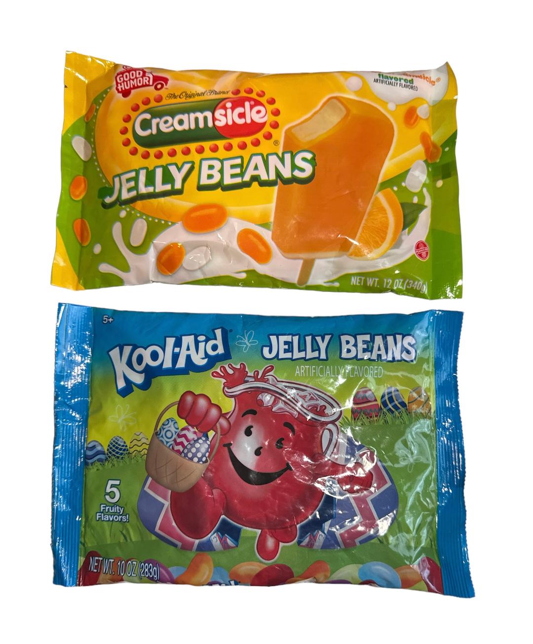(2) Kool-aid Jelly Beans 10oz and Creamsicle Jelly Beans 12oz bags ...