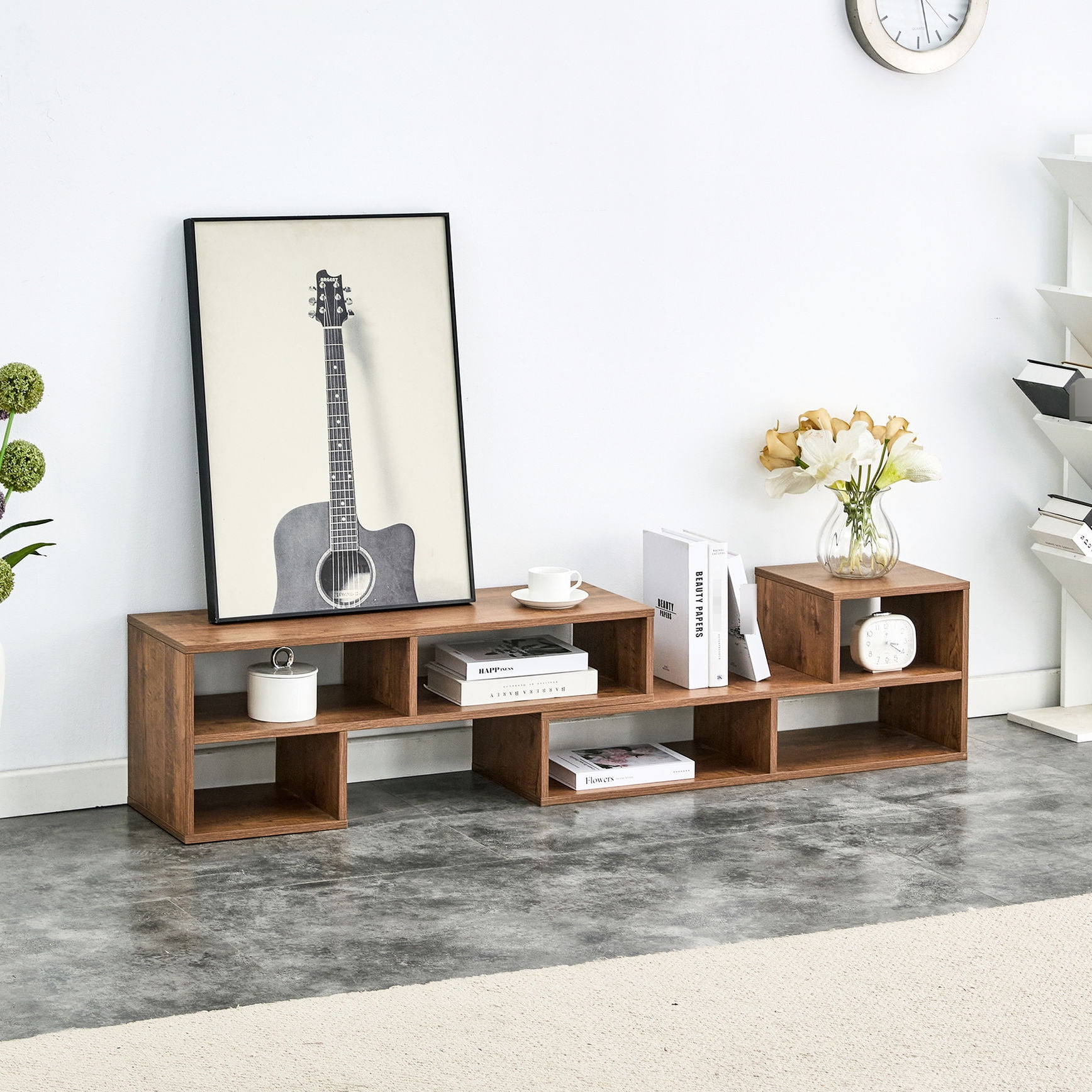 2 L-shaped cube entertainment center - Adjustable length, offers eco ...