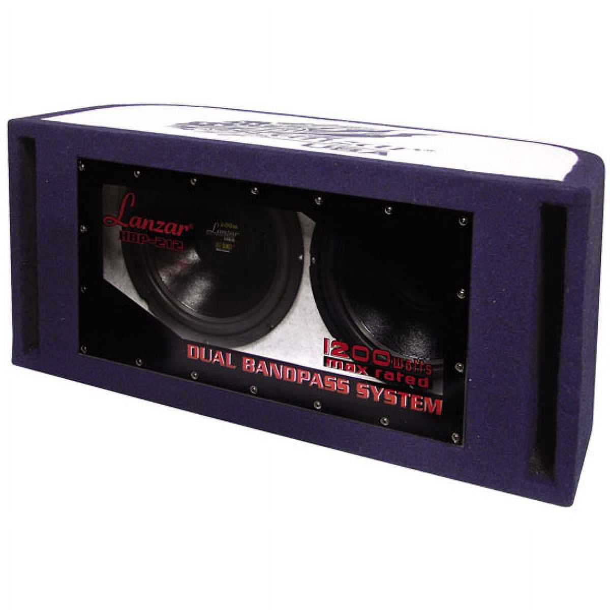 2) LANZAR 12" 1200W Car Dual Subwoofers/Subs Box System - Walmart.com