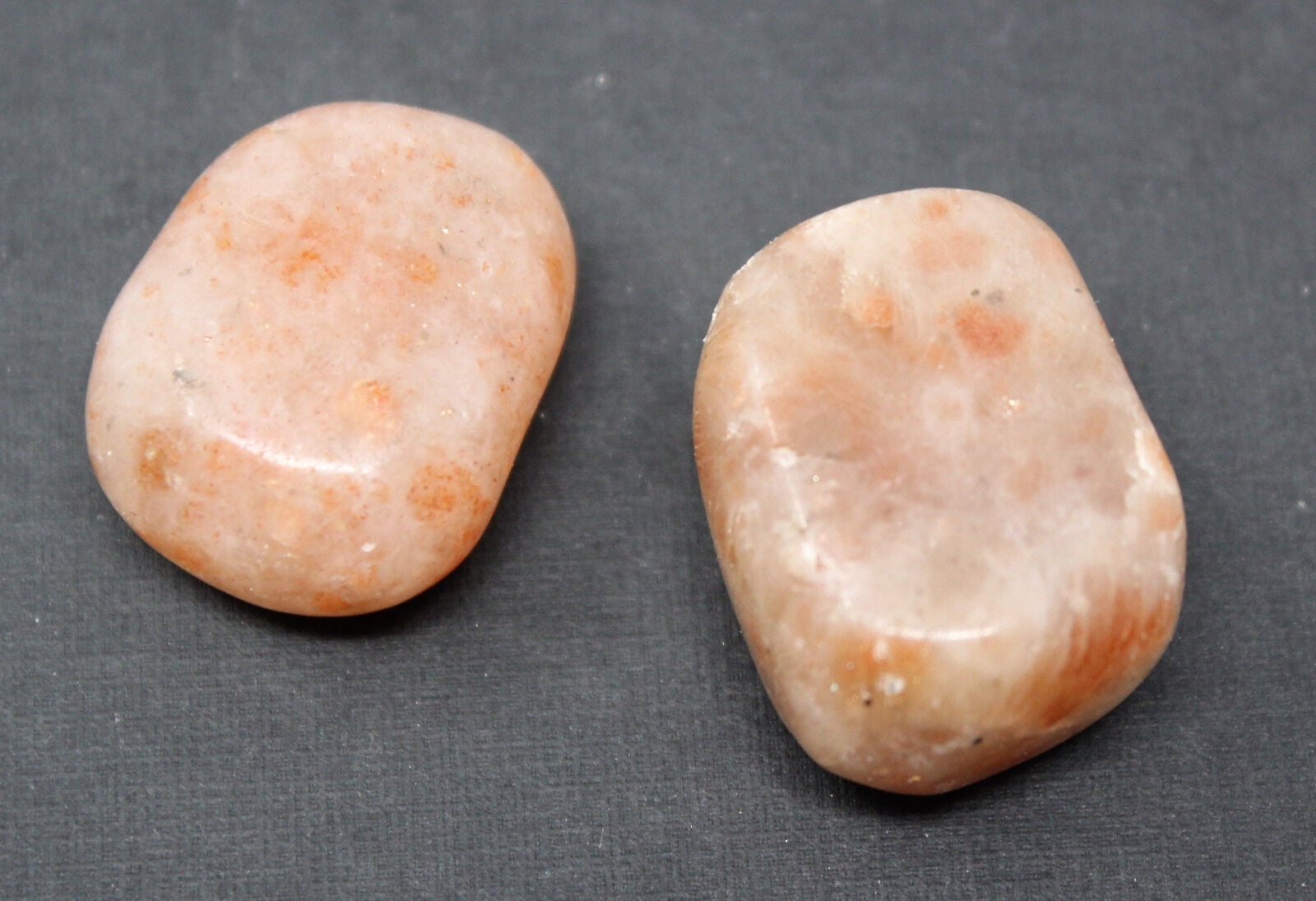 2 LARGE Sunstone Tumbled Stones (Crystal Healing Reiki Tumble ...