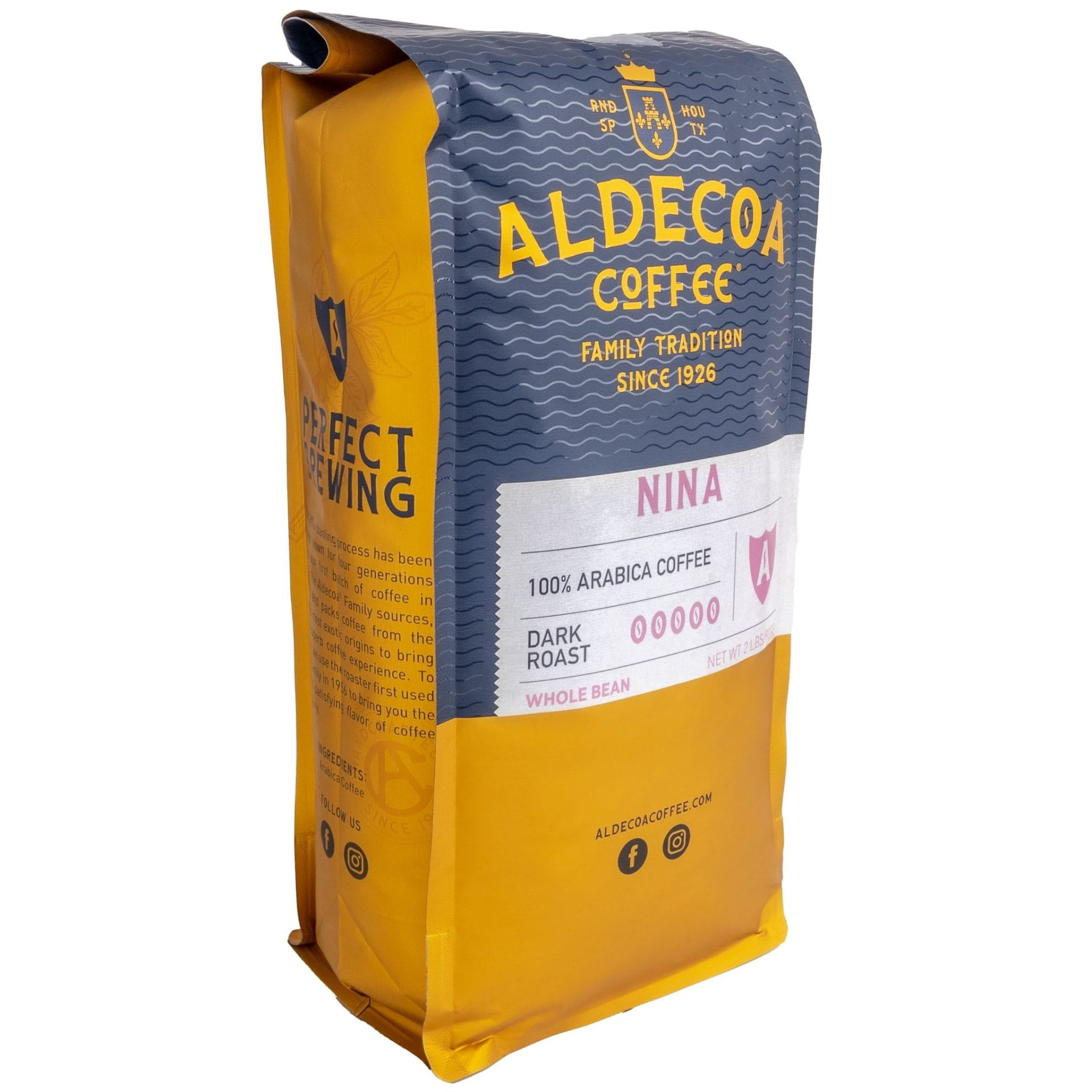 2 LB Ald Nina Whole Bean - Walmart.com