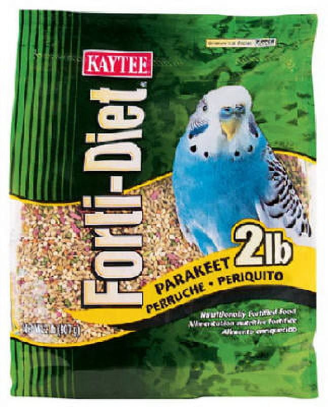 2 LB Forti-Diet Parakeet Food Seed Based Blend Of Rich, Each - Walmart.com