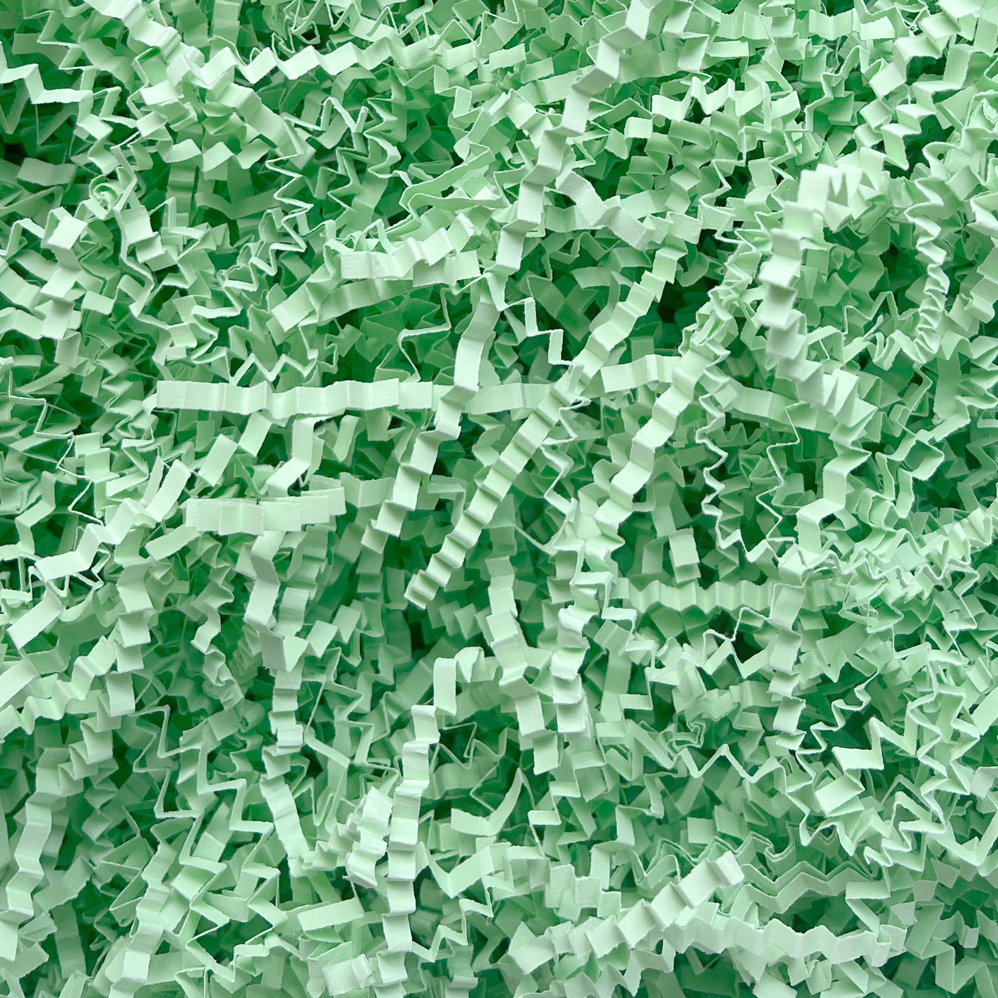 2 LB Light Green Crinkle Paper Shred Filler for Gift Wrapping Birthdays ...
