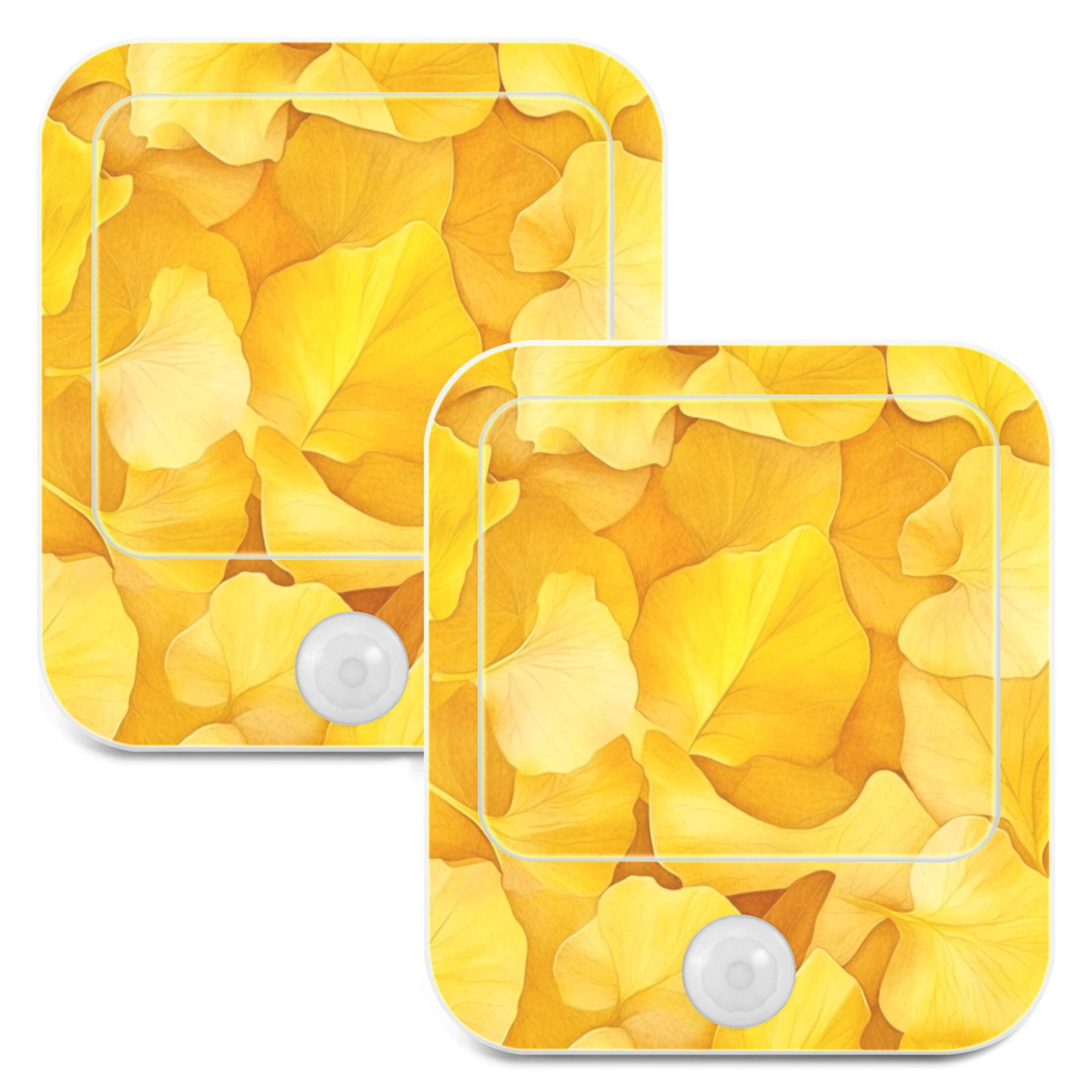 2 LED Night Lights - Human Sensing Night Light Warm White Light ...