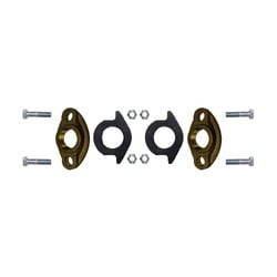 2 LF Brass Meter Flange Kit - Walmart.com