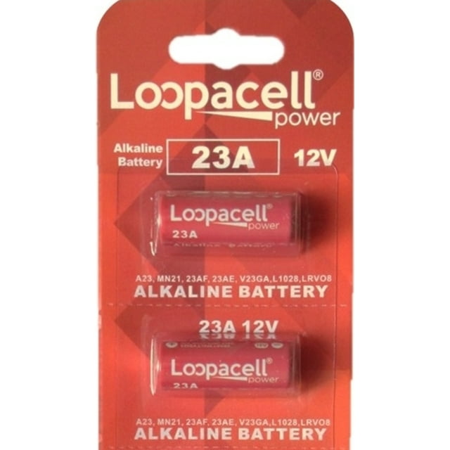 2 LOOPACELL A23 GP23AE 21/23 23A 23GA MN21 GP23 23AE 12v Alkaline ...