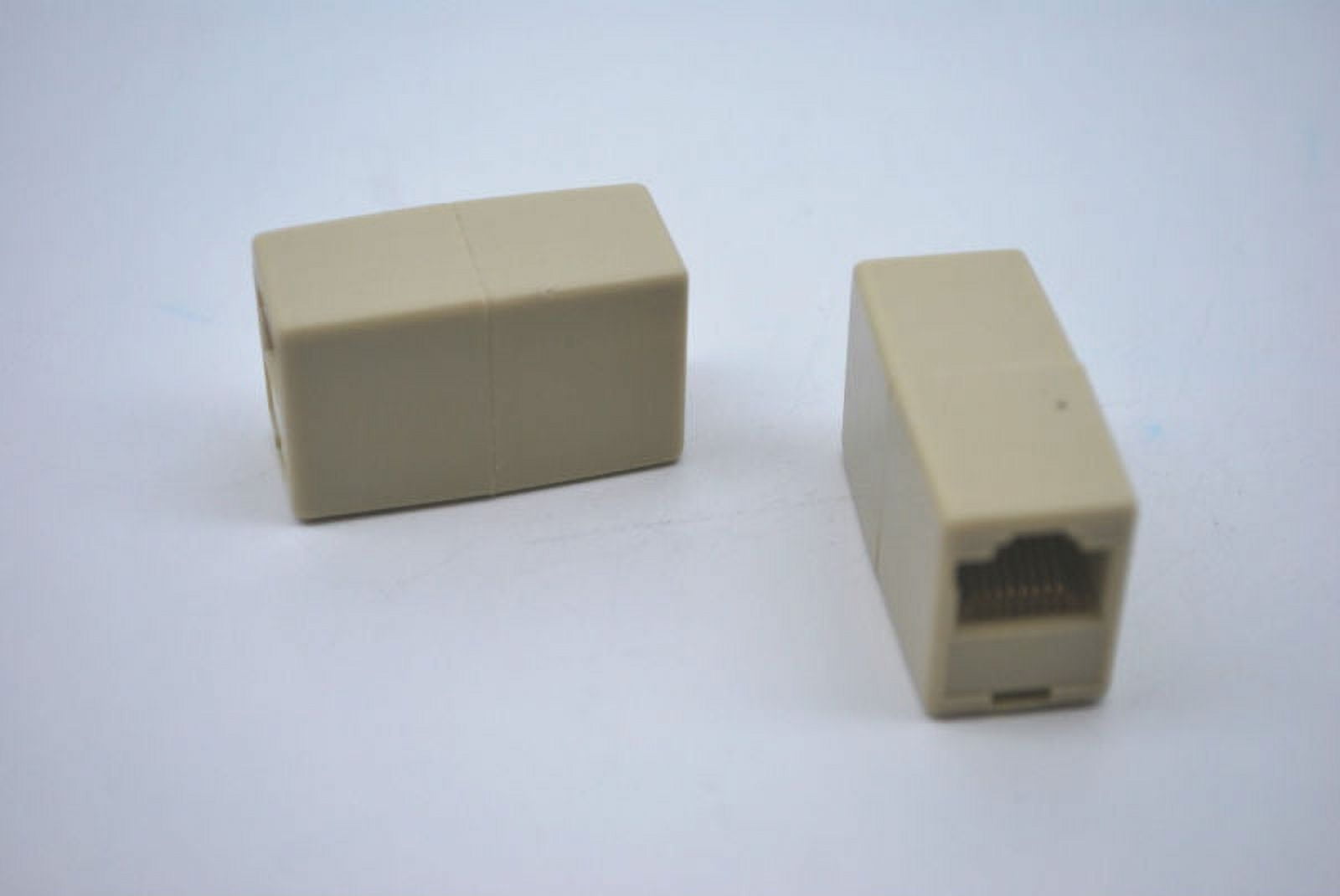 2 LOT 8C-KEYED DATA VOICE Coupler Connector RJ45 RJ11 STEREN 300-034IV ...