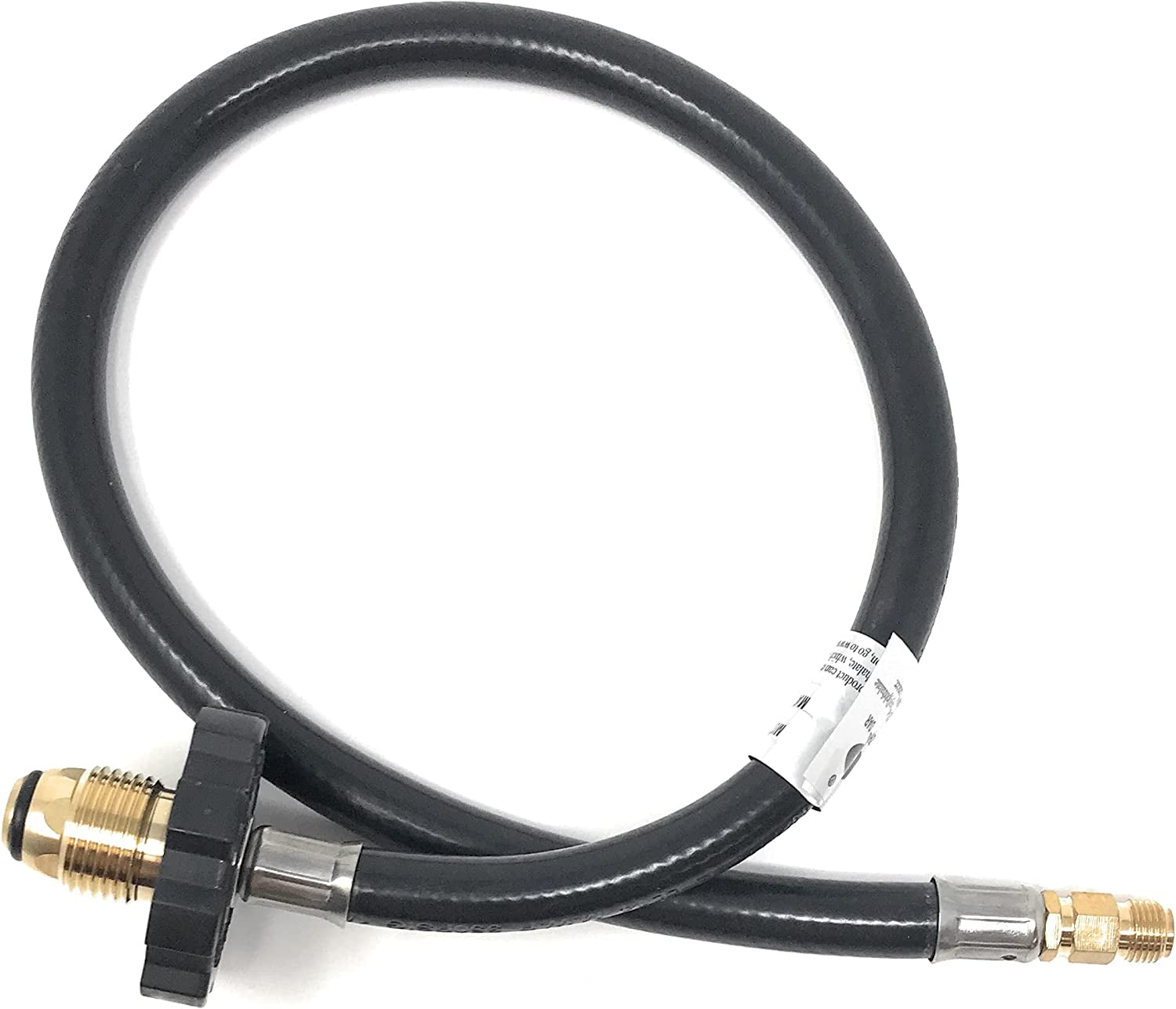 2' LP Propane Gas - Assembly Pig Tail Soft Nose POL x 7/16 Nominal ...