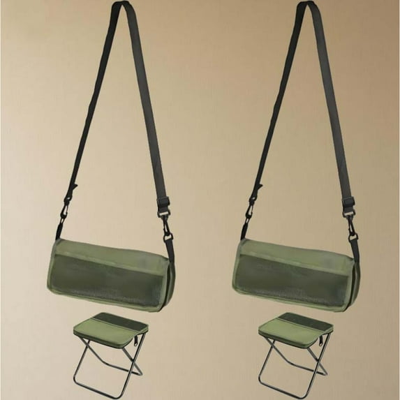 2 Large Portable Folding Stool Backpack with Lightweight Design Carbon ...