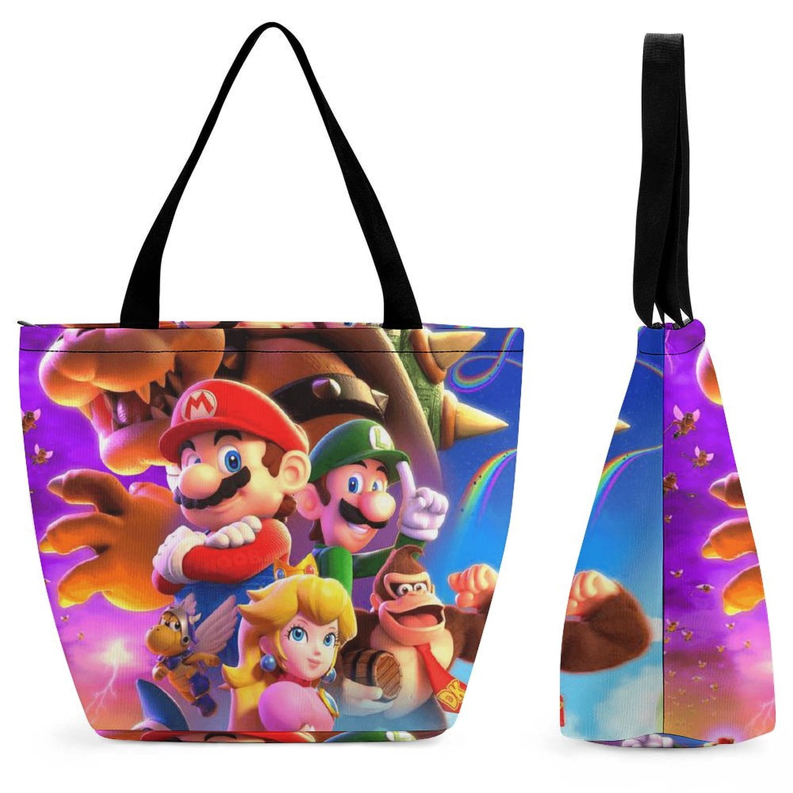 (2) Large Vacation Theme Park Purse, Travel Bag, Gym Bag, Work Tote ...